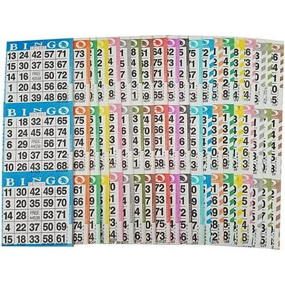 Bingo Game Paper Sheets