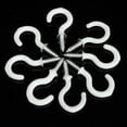 20x PVC Coated Stainless Steel Screw in Cup Hooks Ring Plant Jewelry ...