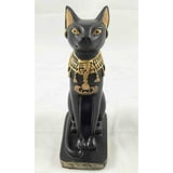 Egyptian Collector Well Detailed Small Bastet Figurine Ubasti Bast Cat ...