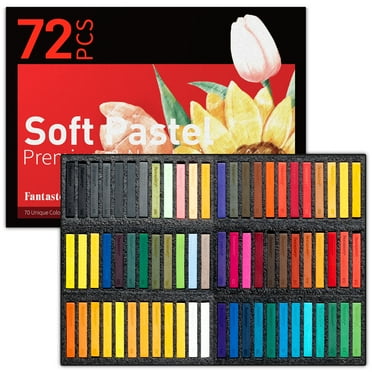 Rupas Soft Dry Pastel 64 Color Set Square Chalk - Walmart.com