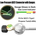 6 Feet Propane Hose with Regulator, Universal Gas Grill Regulator and ...