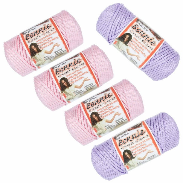 Craft County - Bonnie Macrame Cord - 4mm or 6mm - 5 Pack - 100 Yard ...