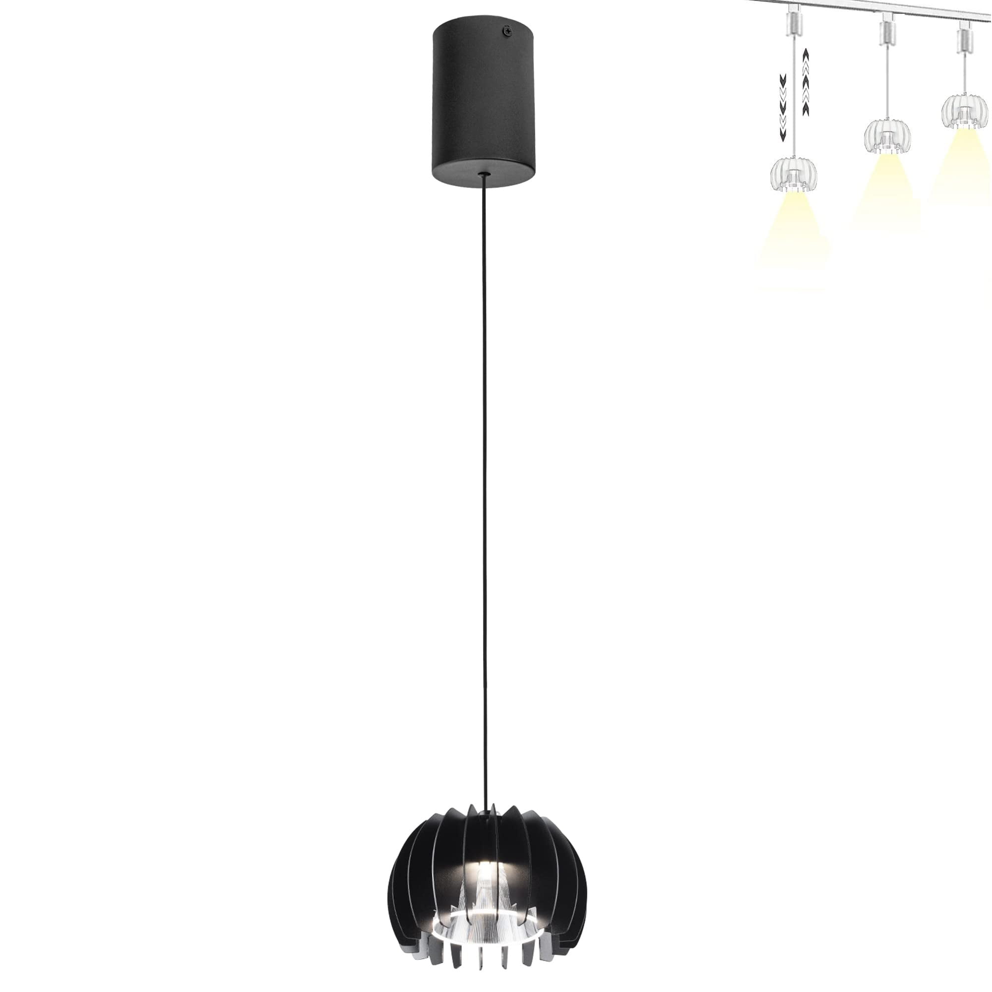 FSLiving 12W Adjustable Levitate Pendnat Light Retractable Lift Ceiling ...