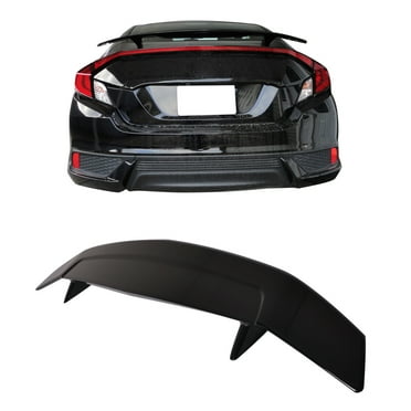 Ikon Motorsports Rear Trunk Spoiler Wing for 16-20 Honda Civic X 2Dr ...
