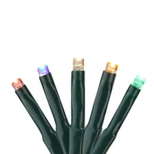 100 Light x 8.5 in. LED Multi C9 5 Piece Stake - Walmart.com