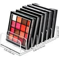 JessLab Cosmetic Stand with 7-Section Divided Plastic Makeup Organizer ...