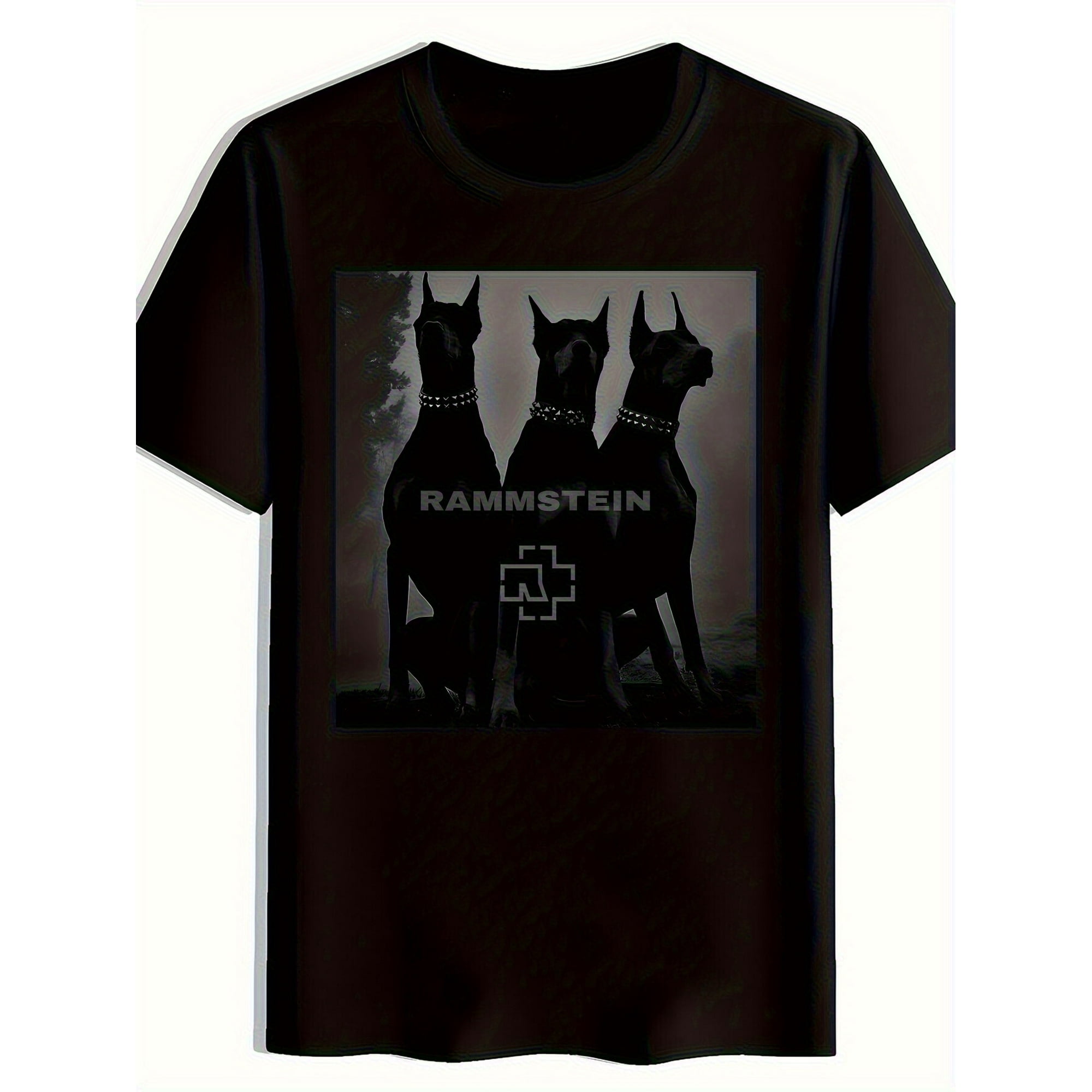 Click here for Yingd T Shirt Mens Vintage Rammstein & Dog Graphic... prices