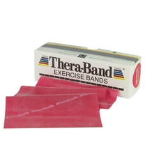 TheraBand Exercise Resistance Band Red Medium Resistance 5" x 6 Yd 10 ...
