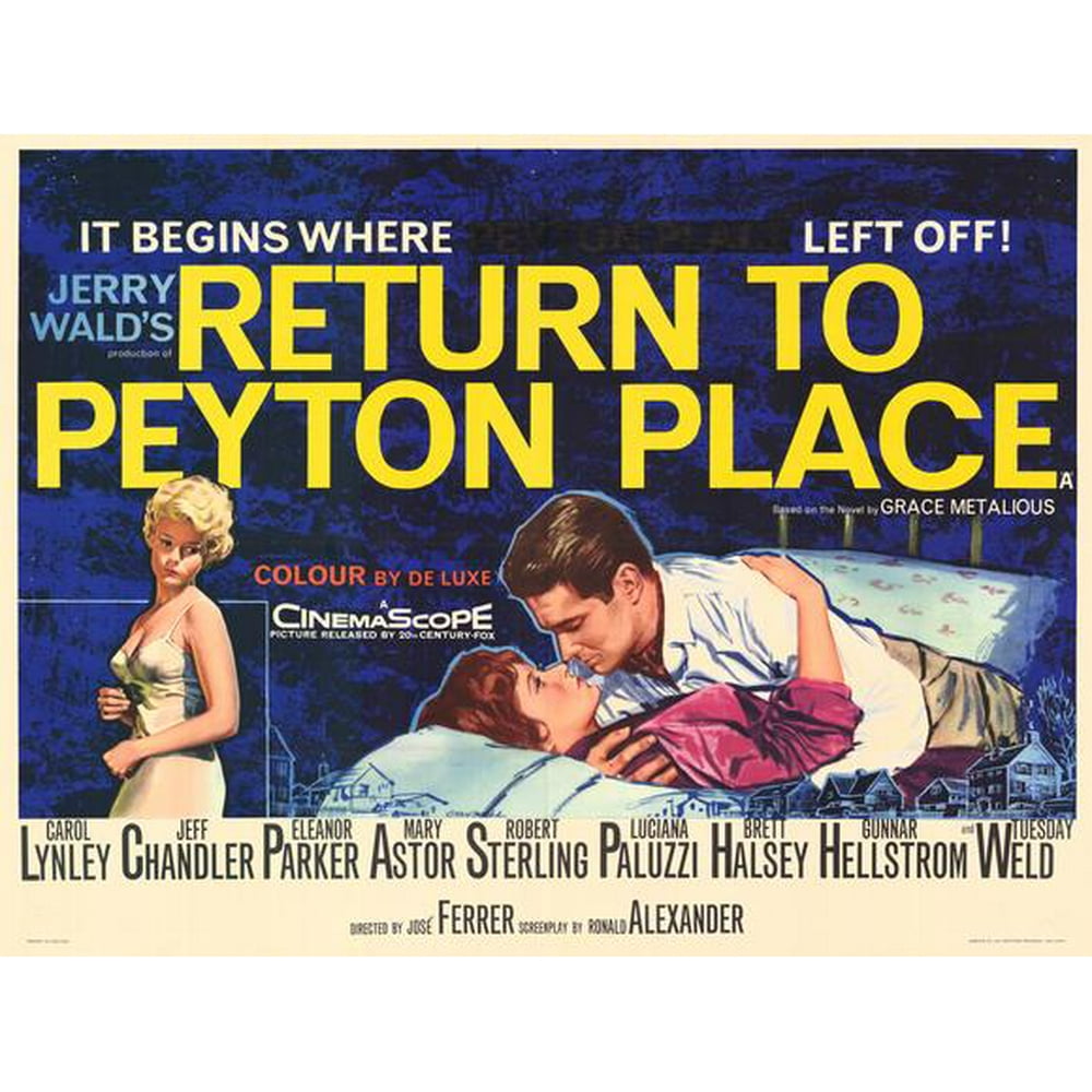 Return to Peyton Place - movie POSTER (Style C) (27" x 40") (1961 ...