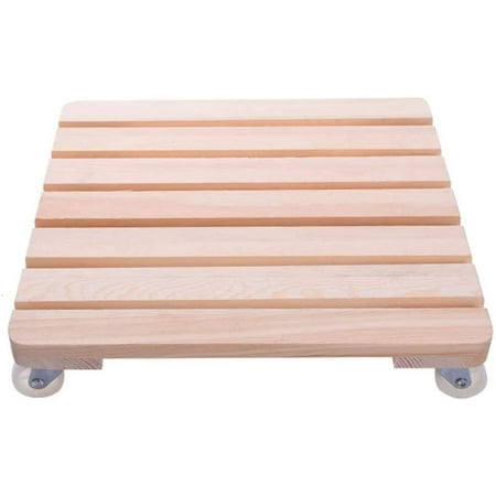 YLOVOW Plant Roller 20 Kg Load Capacity - Grooved Pine Plate ...