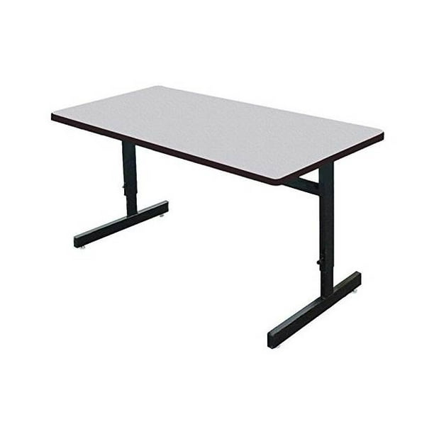 Adjustable Computer and Training Table (60 in. W x 24 in. D) - Walmart.com