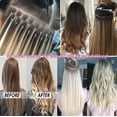 Benehair 100 Real Remy Human Hair Extensions Micro Ring I Tip Hair