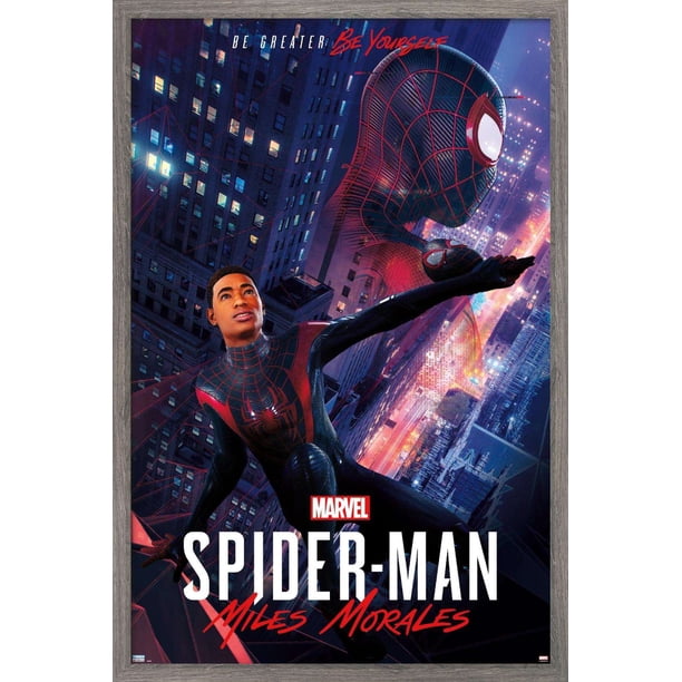 Marvel's Spider-Man: Miles Morales - Pose Wall Poster, 22.375" x 34 ...