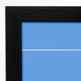 DAX Black Solid Wood Poster Frame, 16x20, Wide Profile, Plexiglas ...