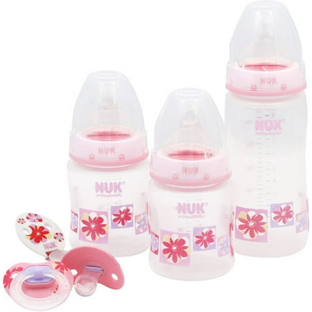 Nuk / Gerber - Starter Bottle Set, Pink - Walmart.com