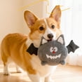 Squeaky Plush Dog Toys Set – Bat Spider Devil Shaped Soft Stuffed Pet ...