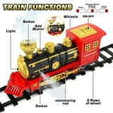 OROLIVING Train Set for Kids 2-8, Electric Tracks with Steam Smoke ...