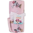 Disney Minnie Mouse Hello Gorgeous Deluxe Reversible Baby Blanket, Pink ...