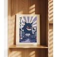 Gengar Poster, Pokemon Wall Art, Japanese Inspired Print, Anime Fan Art ...