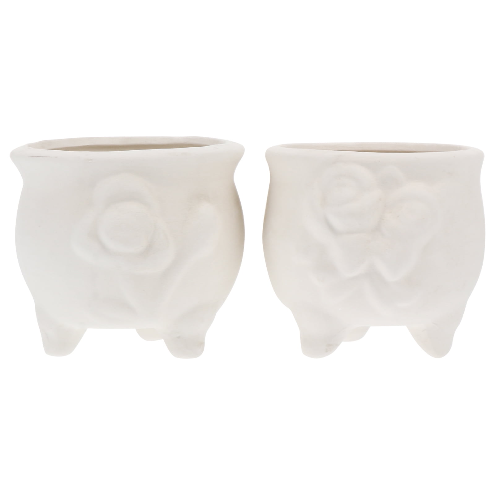 Click here for Ounona 2pcs Diy Ceramic Flowerpots Paintable Pots... prices