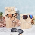 2 Sets Wood Glasses Display Stand 3-Tier/2-Tier Sunglasses Frame ...