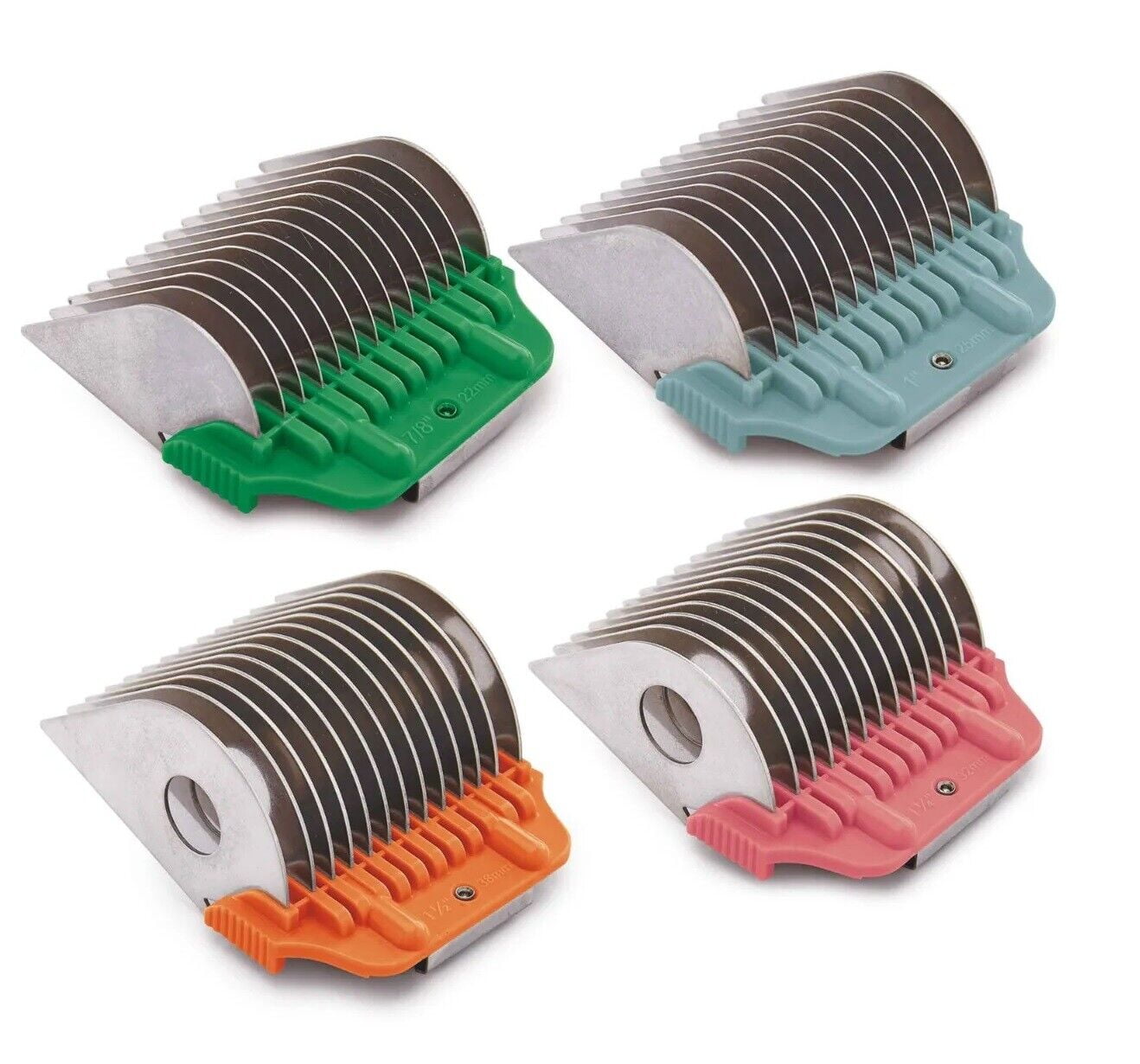 Pro Dog and Pet Grooming Wide Snap on Attachment Guide Combs Makes ...