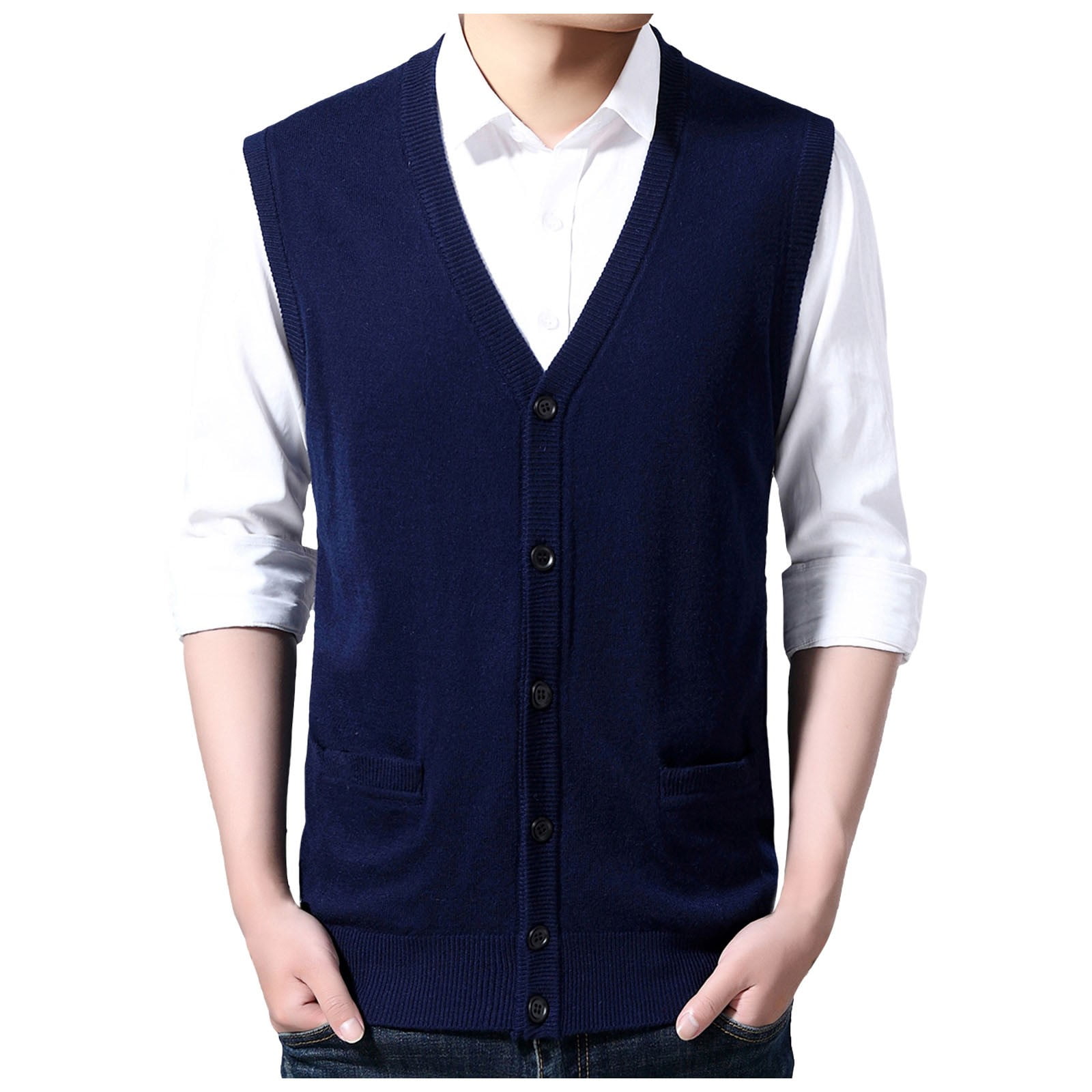 Click here for Xiaowwww Sweater Mens Thick Embroide Sweater Cardi... prices