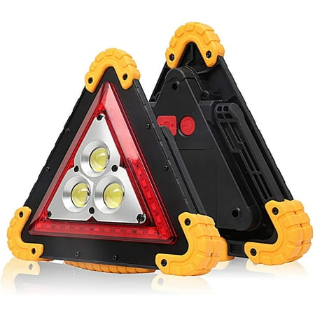 LED Car Warning Light, Warning Triangles Waterproof Triangle Emergency ...