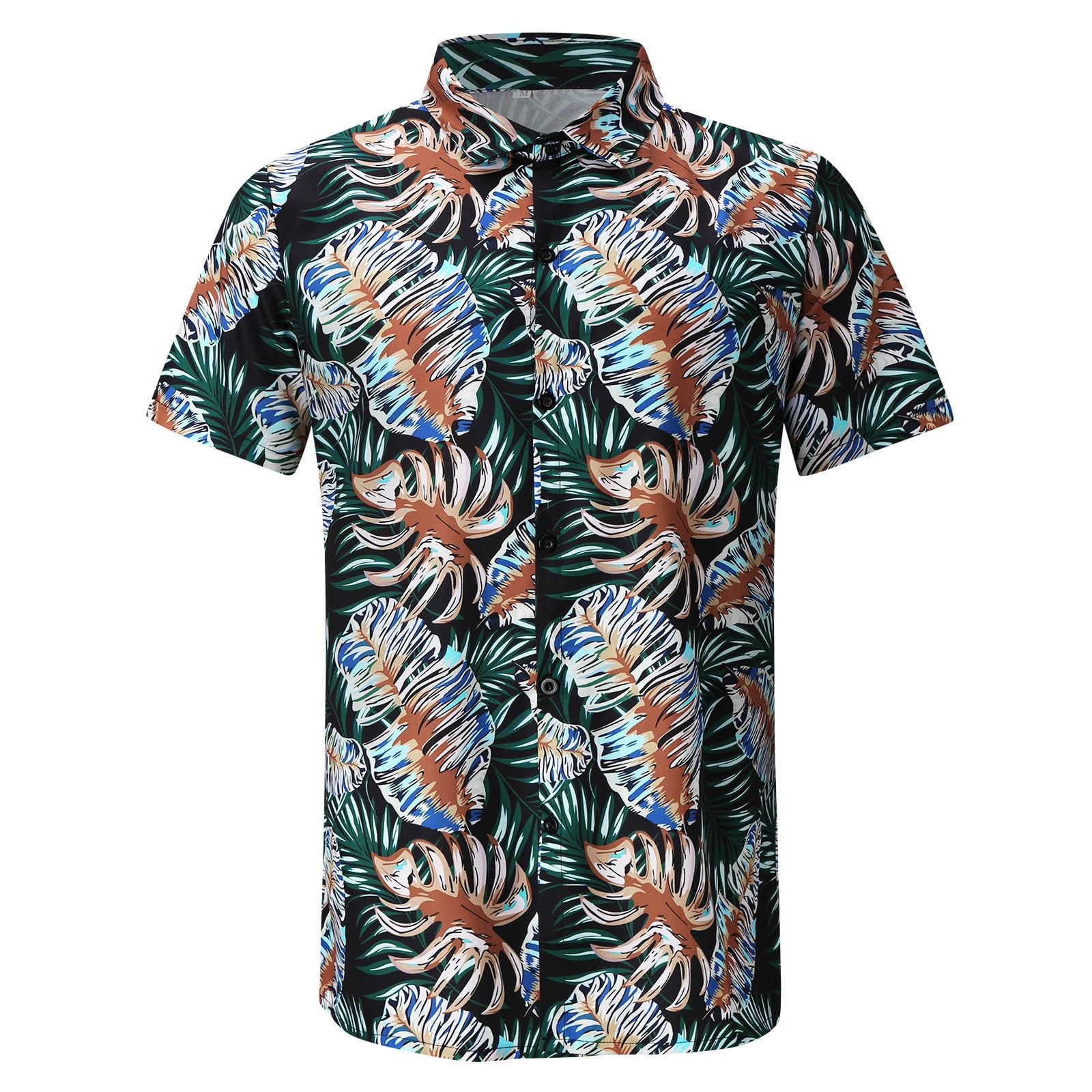 Click here for Aqestyerly Mens Hawaiian Shirt Printed Short Sleev... prices