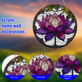 Acrylic Round Hanging Ornament 6x6 Inch, Abstract Galaxy Pattern Wall ...