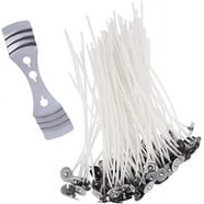 Candle Wicks, 100 Pcs Cotton Candle Wick Pre Waxed Candle Wicks with ...