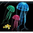 3 Pcs Fish Tank Decorations - Jellyfish Aquarium Ornament,Fake Fish ...