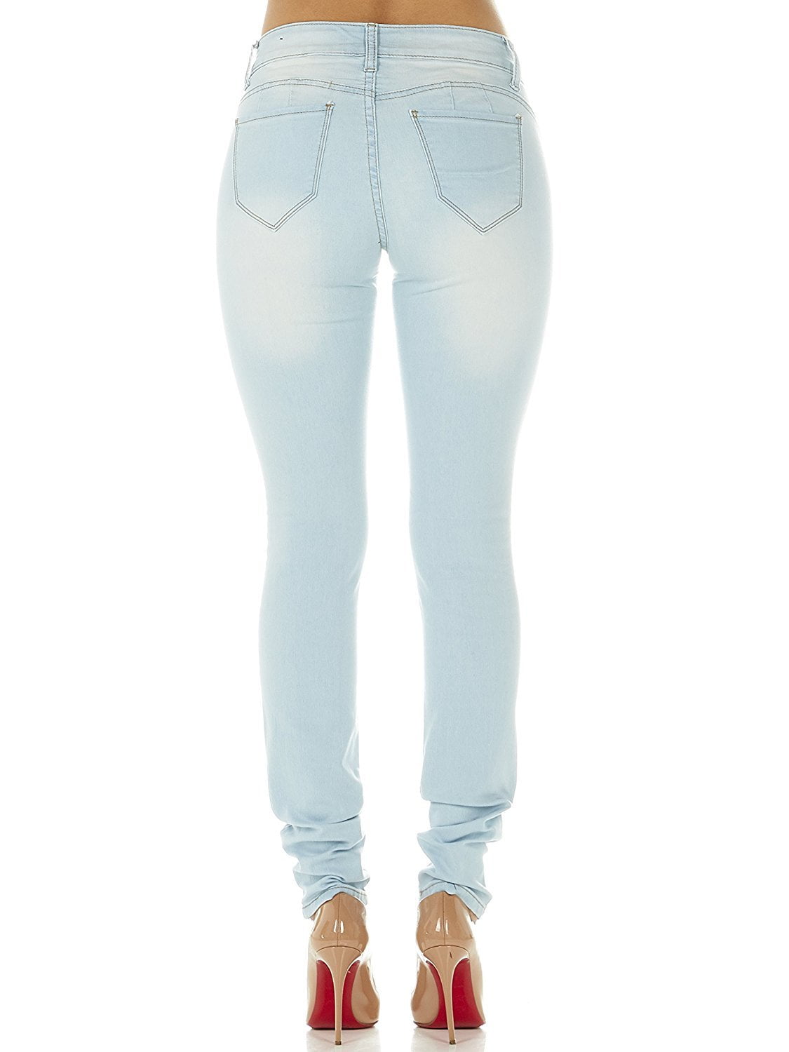 Cute Teen Girl Jeans Plus Size Teen Girls Mid Rise Slim Fit Stretchy ...