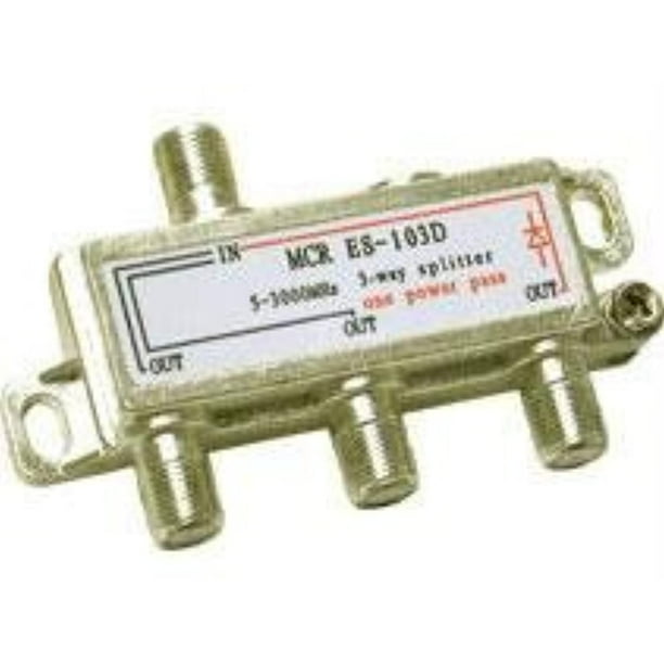 2150 MHZ THREE-WAY SPLITTER Consumer Electronics Electronics - Walmart ...