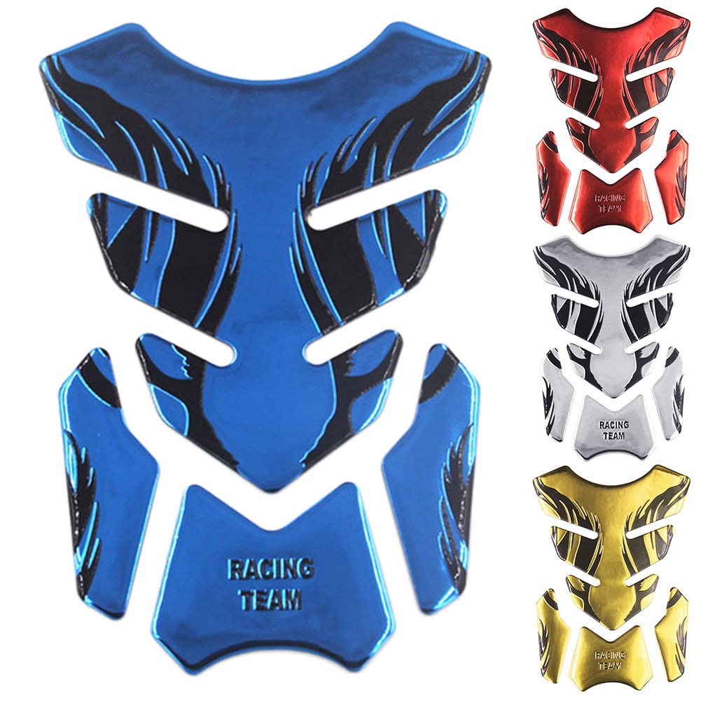 SPRING PARK Motorcycle Fuel Oil Gas Tank Decal Protector Cover Fish ...