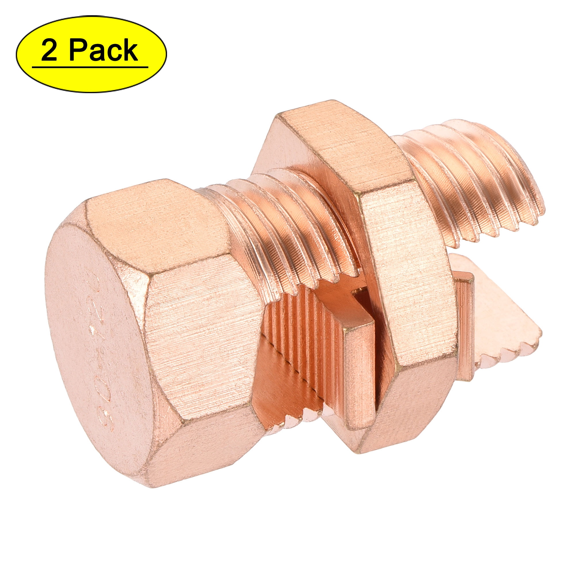 Uxcell Grounding Bolt Connector Copper Grounding Protection 43.2 x 24mm ...