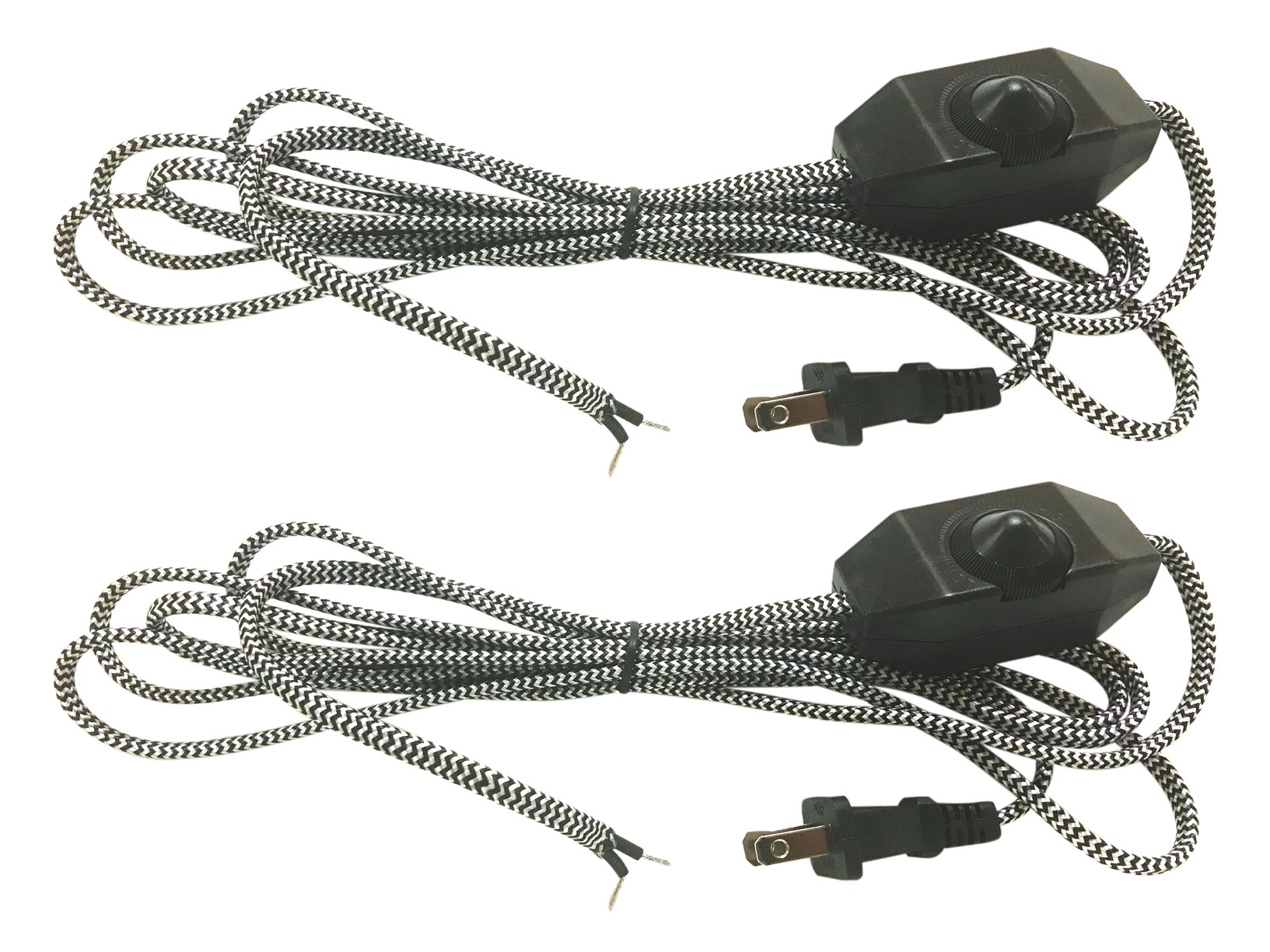 Royal Designs, Inc. Lamp Cord Molded Plug with Rotary Dimmer Switch ...