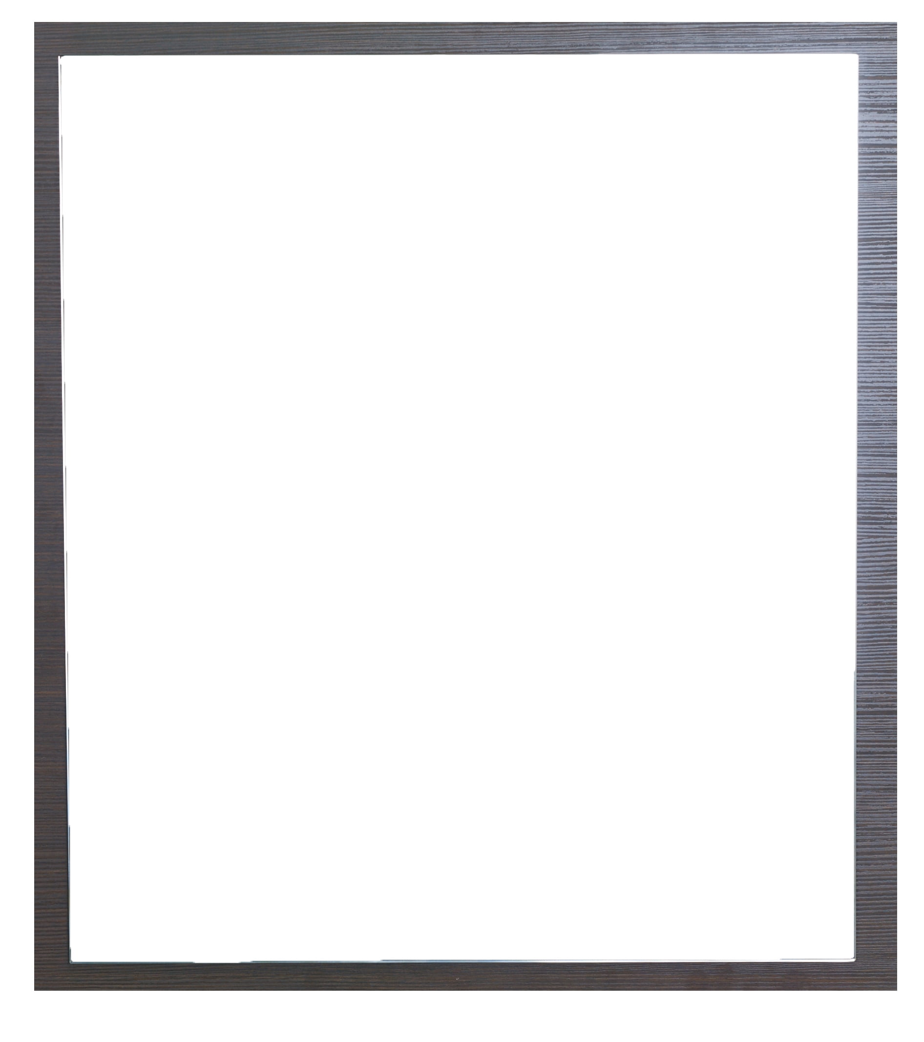 Eviva Reflection 24" Wedge Full Framed Bathroom Wall Mirror - Walmart.com