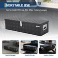 Heavy Duty Aluminum Truck Bed Tool Box – 48 Inch Diamond Plate Storage ...
