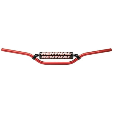 Renthal Fatbar 609 RC High Red Handlebar (609-01-RD) - Walmart.com