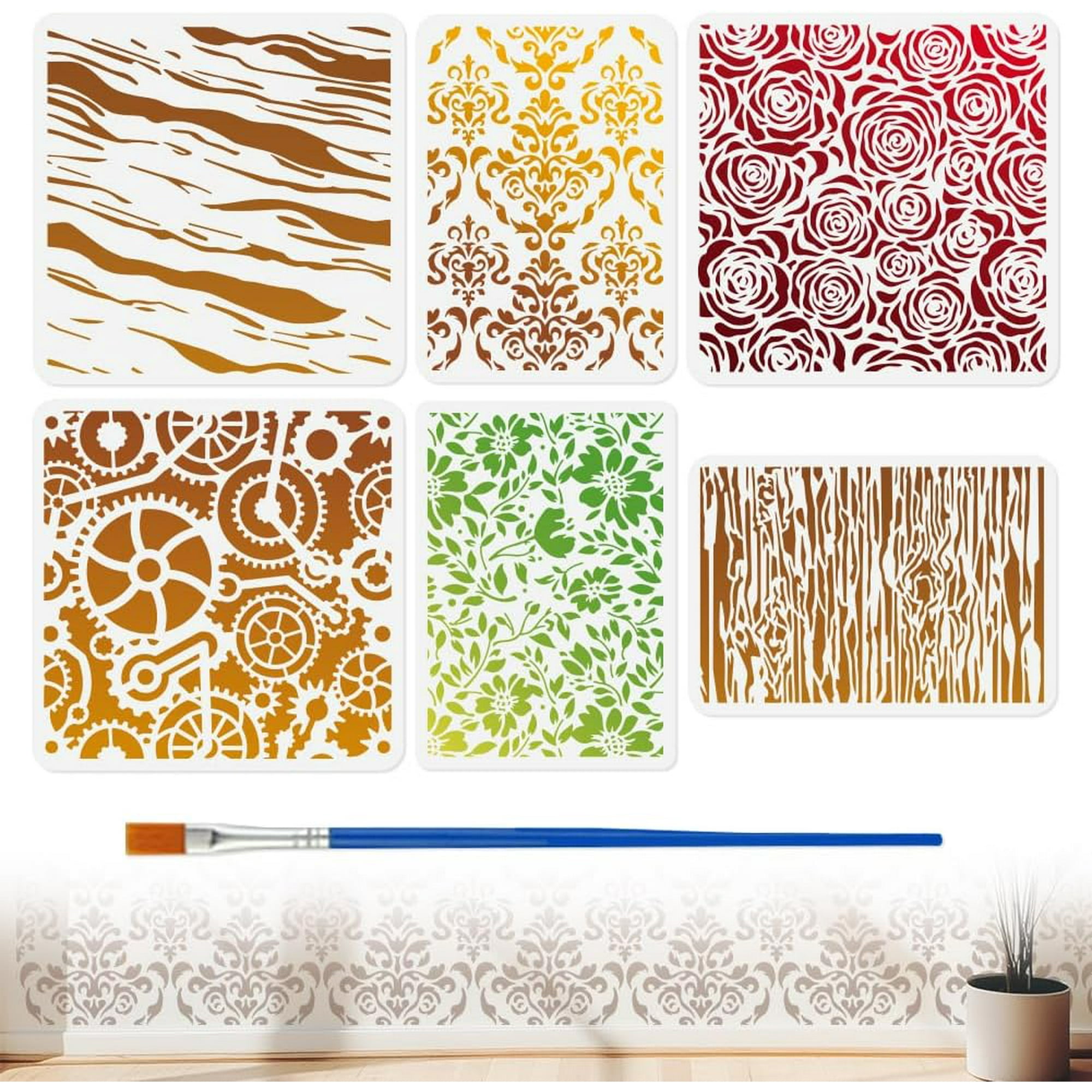 Click here for Nobrand 6pcs Texture Stencils For Painting Damask... prices