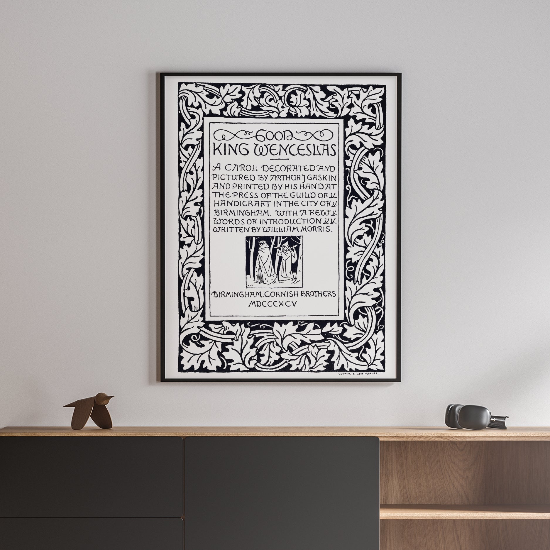 Good King Wenceslas - 1894 | William Morris | Premium Fine Art Print ...