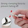 Miiottaa Reverse Clip Clamps Holders Set for Model Assembly Iron ...