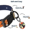 PawView Dog Collar Retro Print, QR Tag Adjustable Pet Collar, Soft ...