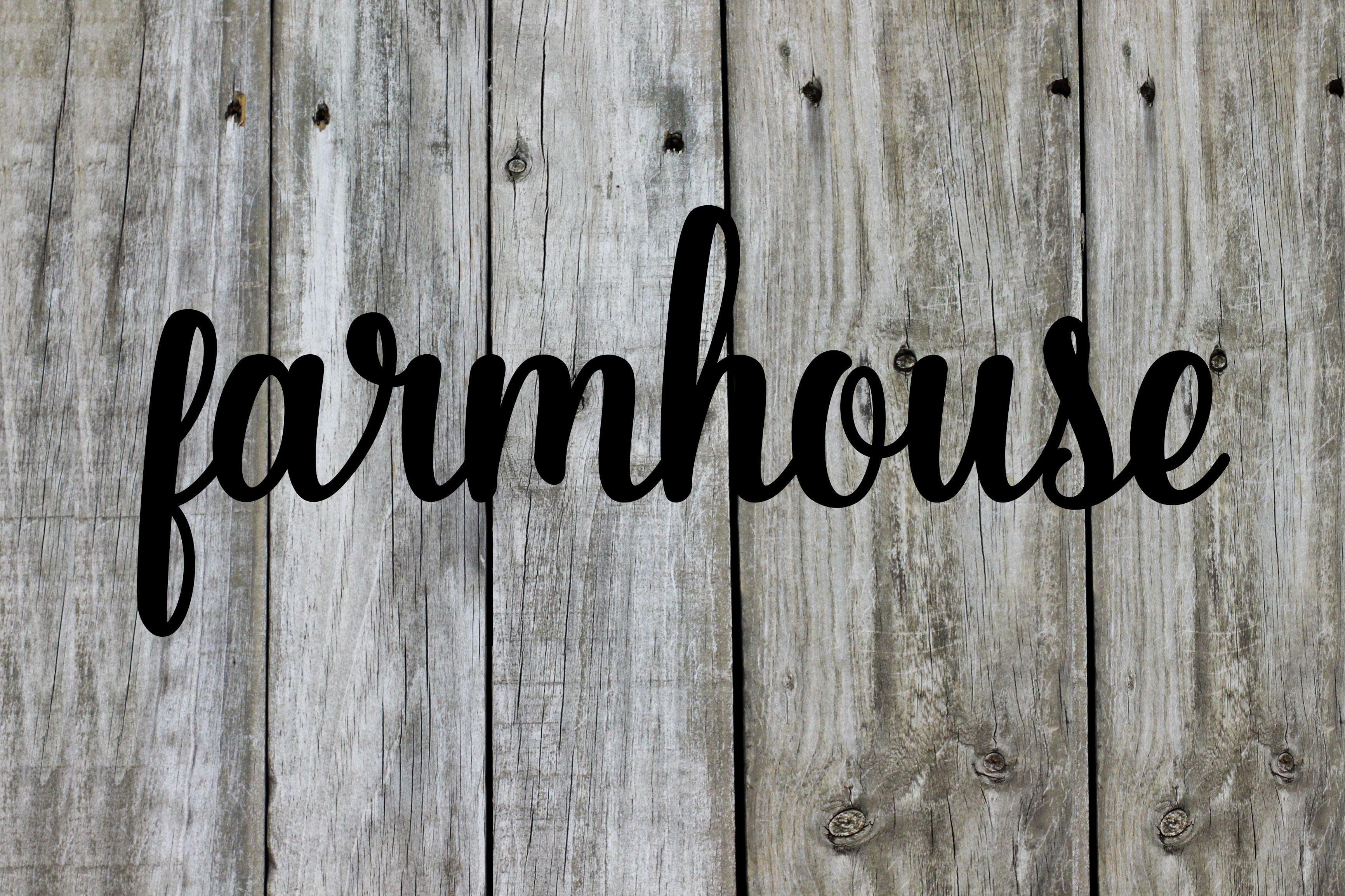 Farmhouse - Beautiful Solid Steel Home Decor Decorative Accent Metal ...