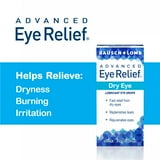 Advanced Eye Relief Lubricant Eye Drops for Relief from Dry Eyes, .5 fl ...