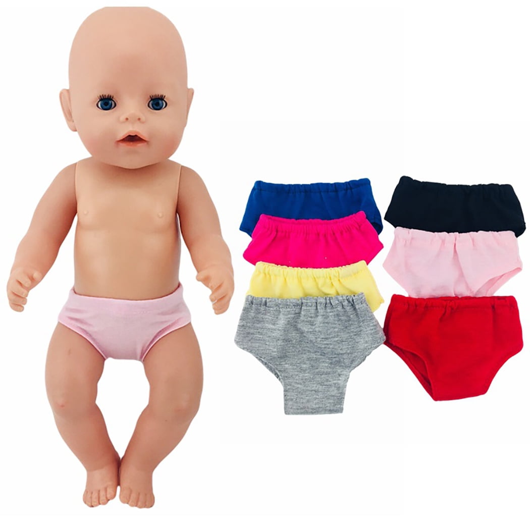 Click here for Nobrand 7 Pairs Doll Underwear Set Creative Solid... prices
