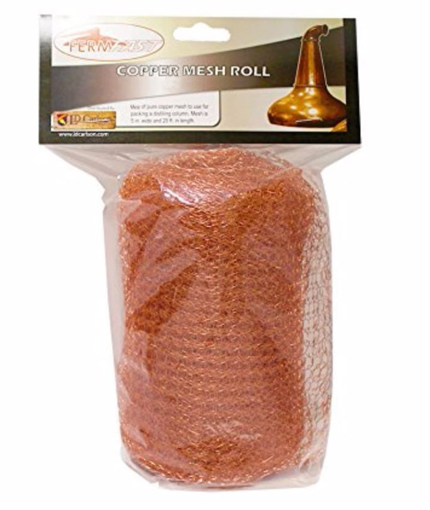 Fermfast Copper Mesh Roll 5 In x 20 FT (8 Ounce Roll) - Walmart.com