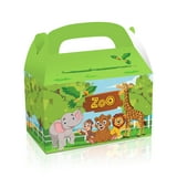 24 Pack Party Favor Boxes, Safari Two Wild One Gift Treat Bags, Jungle ...