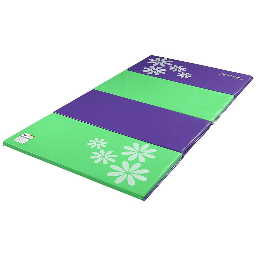 Tumbl Trak Folding Gymnastics Tumbling Panel Mat - Walmart.com ...